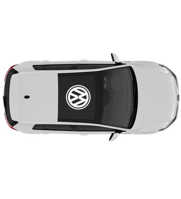 Her Marka Araba için Araç Tavan Sunroof Logo Sticker
