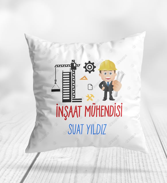 İnşaat Mühendisi Kişiye Özel Yastık