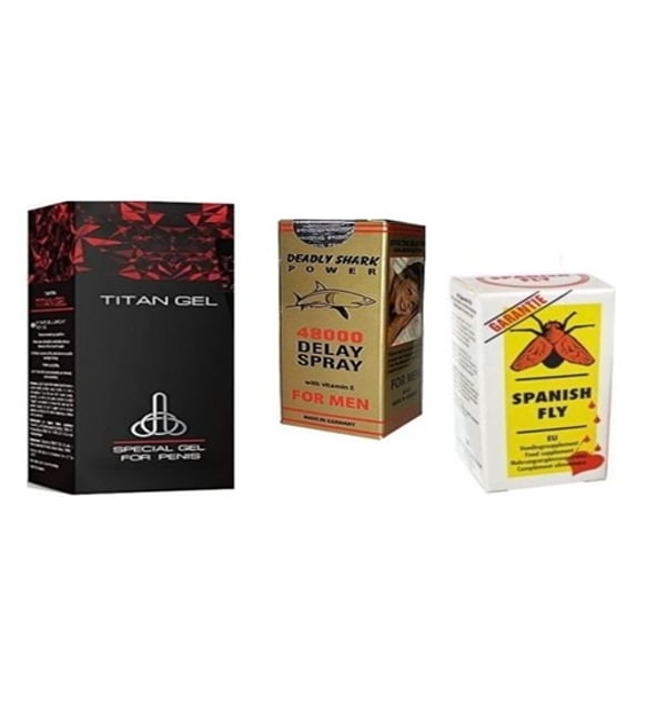 Titan Gel Jel + Spanish Fly + Delay Geciktirici Sprey