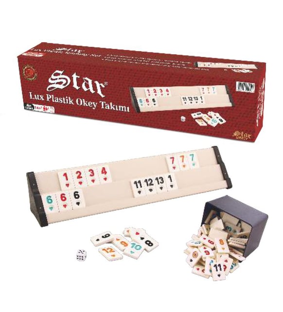 Star Lüks Plastik Okey Takımı