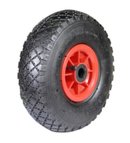 El Arabası Tekeri Lastiği Şişme Teker Plastik Jantlı Bilyalı 260 x 85 mm