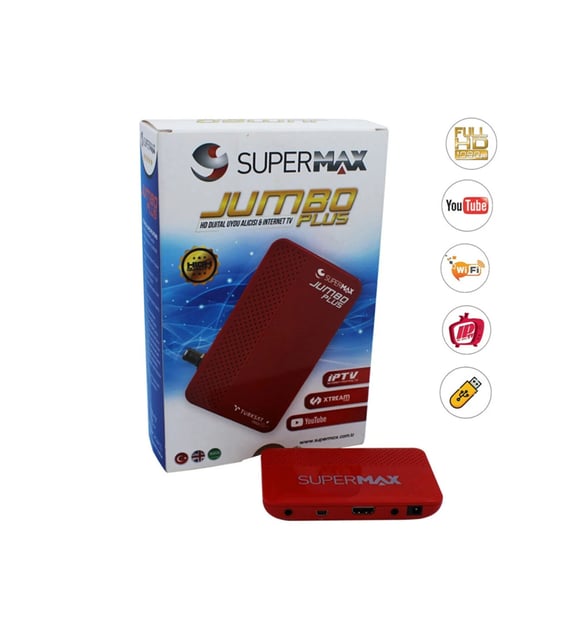 SUPERMAX JUMBO PLUS HD UYDU ALICISI