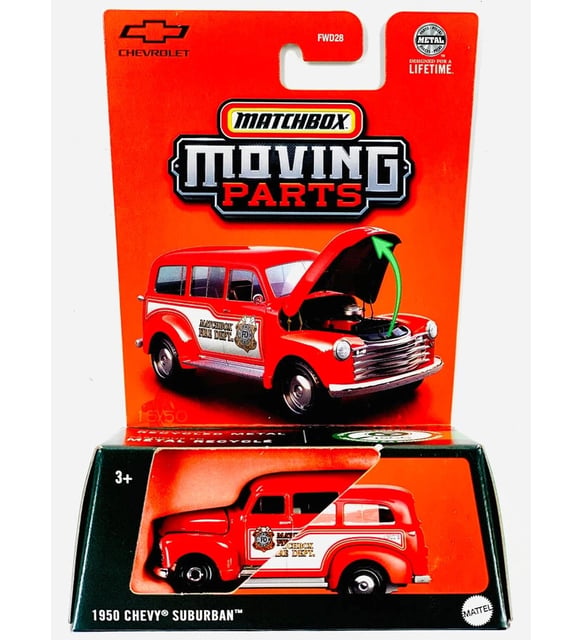 Matchbox Moving Parts 1:64 1950 Chevy Suburban- JBW89