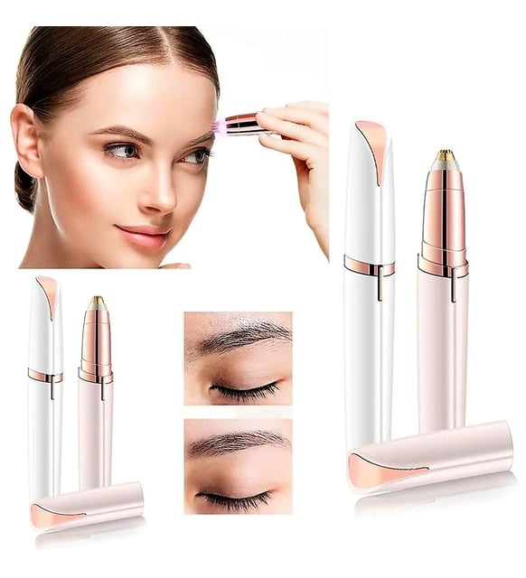 Pilli Yüz Tüy Alma Flawless Kaş Düzeltme Cihazı
