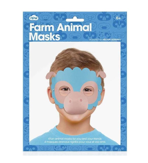 PARTİ MASKE SETİ Çiftlik Hayvanları