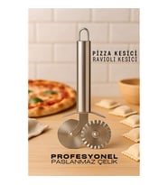 Pizza Kesici Profesyonel Çelik Hamur Ravioli Kesici