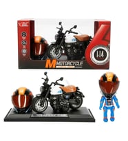 5835 SUN-MYG-MOTOSİKLET 1 14 HONDA MONKEY KASKLI FİGÜR PB 3R SES IŞIK