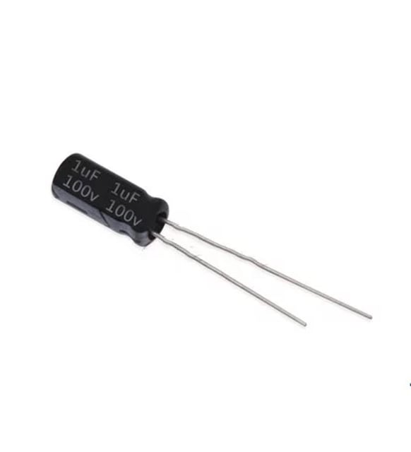 1uF 100V Elektrolitik Kondansatör - 10 Adet