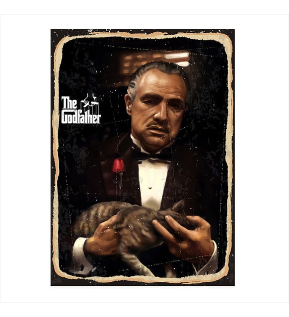 The Godfather Kedi Art Mdf Poster