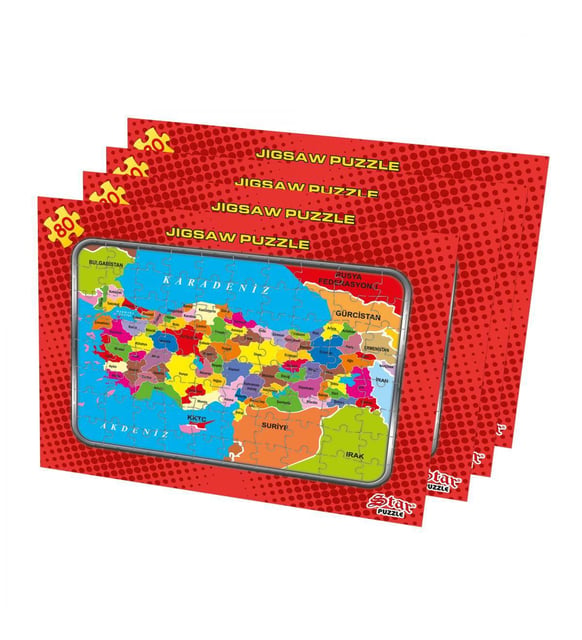 Puzzle Adulti 85x60cm Puzzle Anatolian Mappa Turchia 1500 Pezzi - Gioco ...
