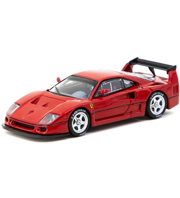 Tarmac Ferrari F40 LM Red Model Araba