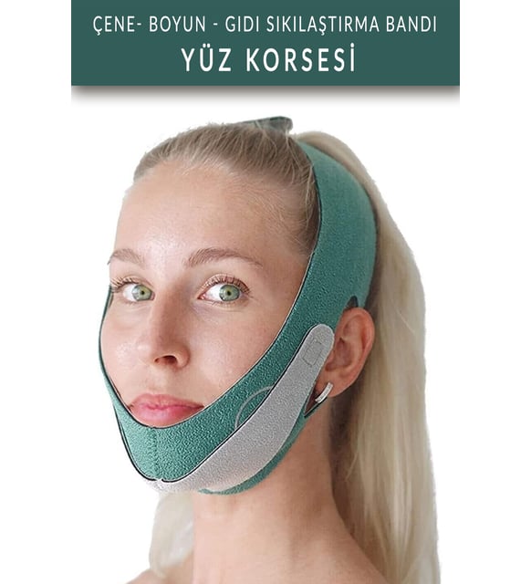 Yüz Korsesi (Çene-Boyun Sıkılaştırma Bandı, Yüz Liposuction, Gıdı-Yanak ...