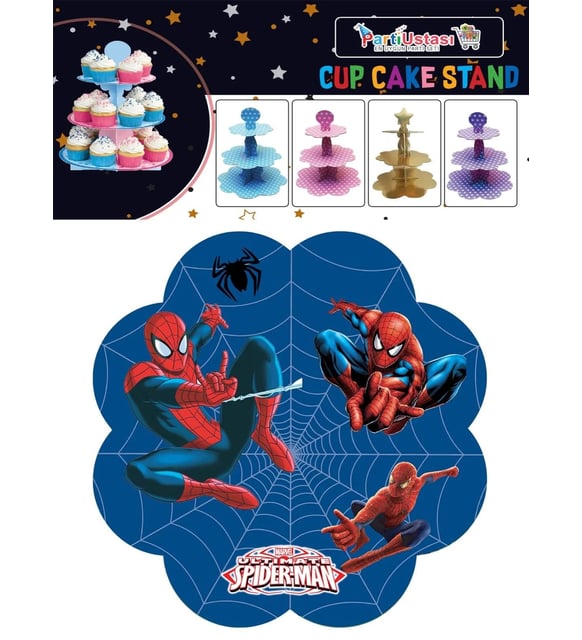 Örümcek Adam Spider-Man Kek Standı 1 Adet