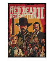 ekart Red Dead Redemtion 2 Model Ahşap Tablo