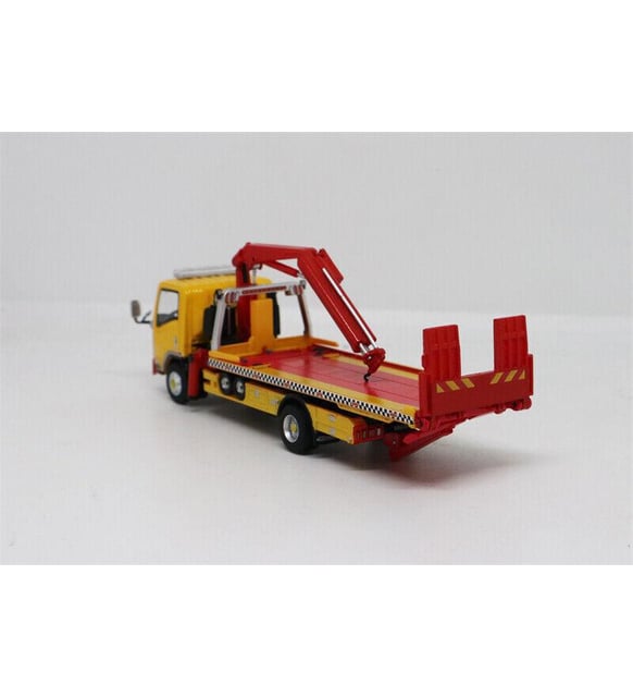 Tiny Isuzu N Series Flatbed Tow Truck Macau (Yaklaşık 5 CM) Model Araba