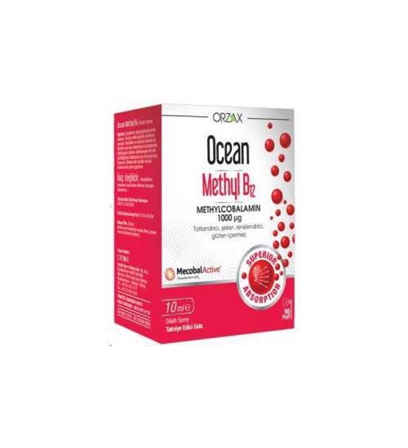 Ocean 1000 mg Methyl Cobalamin B12 Sprey 10 ml