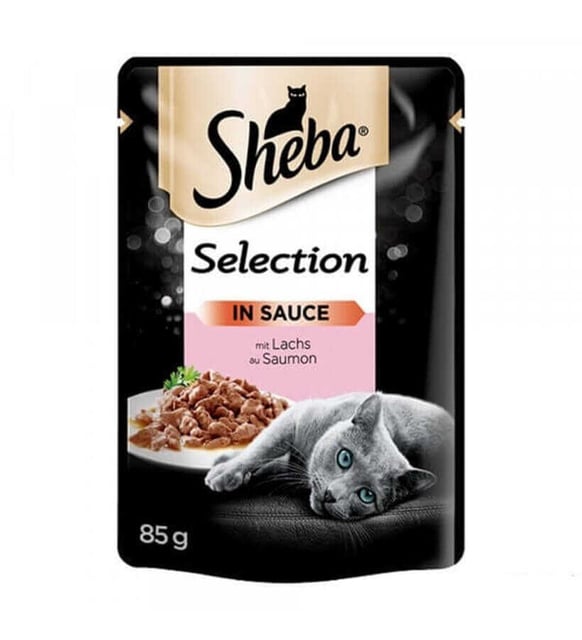 Sheba Pouch Yaş Kedi Maması Somonlu 85 Gr.