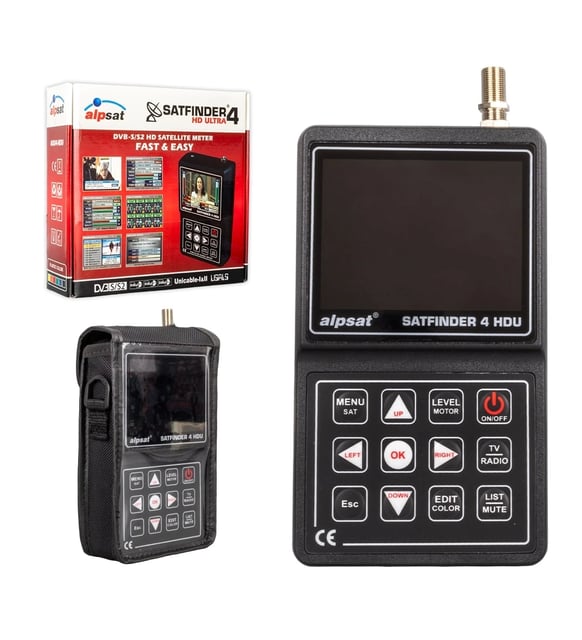Satfınder As04-hdu 4 Hd Ultra 3.5 Lcd Ekranlı Uydu Yön Bulucu