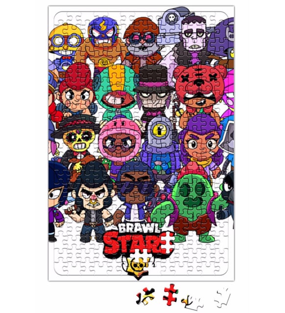 Brawl Stars Starları Puzzle 240 Parça Yapboz