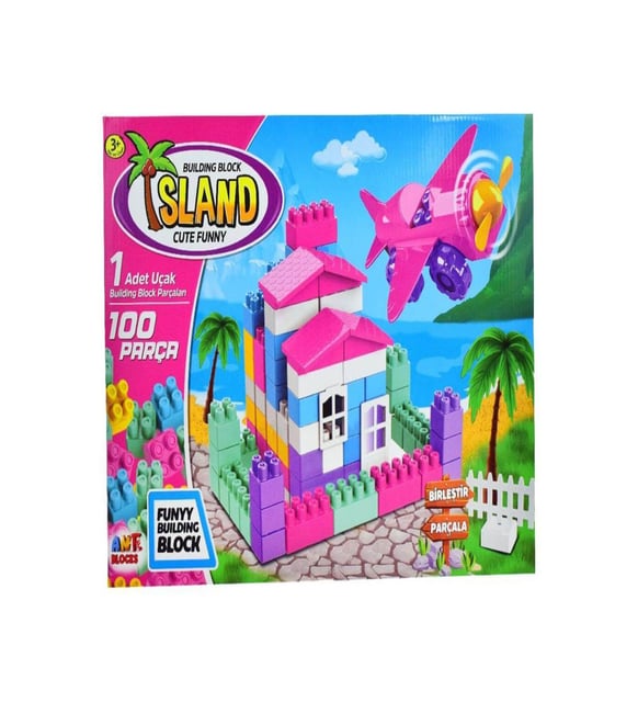 Ant Blocks 100 Parça Island Ant010