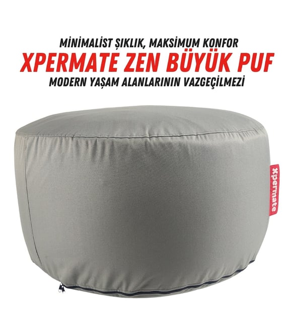 Xpermate Zen Puf Bench Fermuarlı Puf Koltuk Yıkanabilir Kılıf Ayak Ucu ...