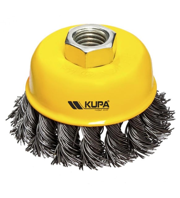 Kupa Çanak Tel Fırça Burgulu 75 mm.