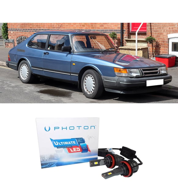 Saab 900 Led Xenon Uzun + Kısa Far Ampulü H4 Ultimate Yeni Seri Beyaz