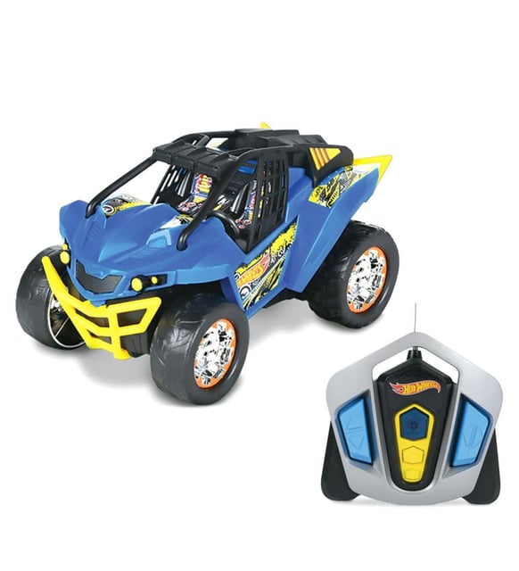 Hot Wheels High Jump Frenzy Kumandalı Araba - Mavi