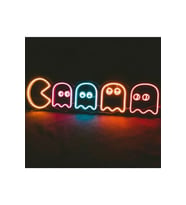 Pac-man -neon Led Dekoratif Duvar Yazısı Tabelası Aydınlatması Gece ...