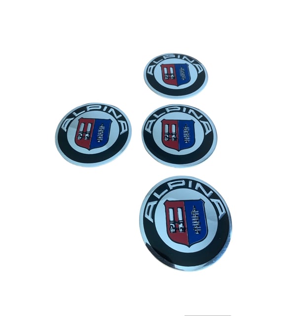 ALPINA LOGOLU 56 MM 4 ADET JANT GÖBEK STICKER
