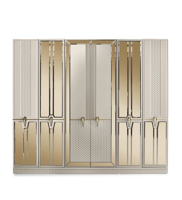 MARSİYA MDF 6 KAPILI DOLAP