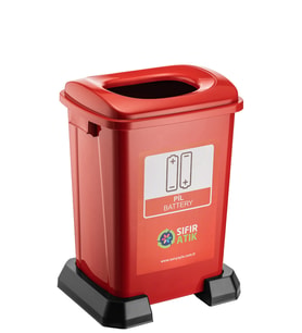 SIFIR ATIK KOVASI 50 LT (Yeşil) (Yeşil)
