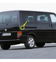 VW Transporter T4 1991-03 Sağ Sürgülü Kapı Rayı Uç Plastiği 701843884B