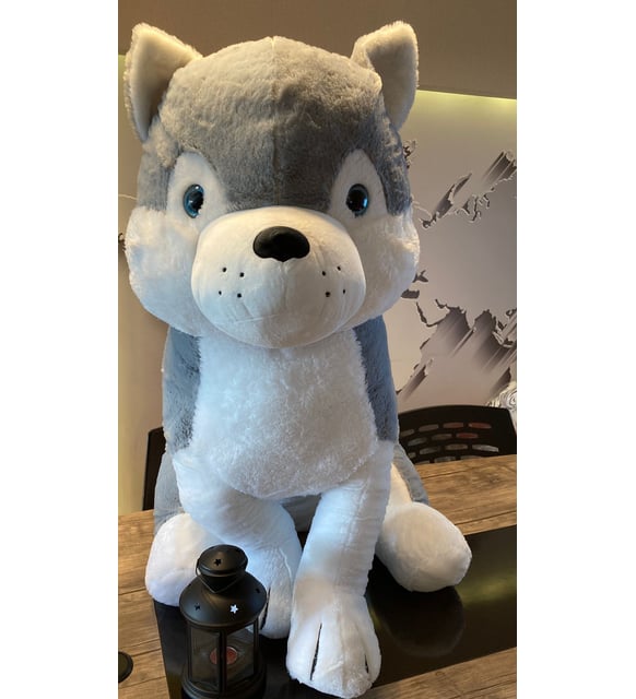 SELAY TOYS SİBİRYA KURDU PELUŞ OYUNCAK - 100cm
