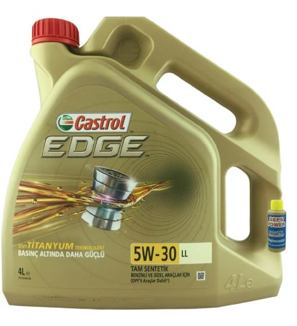 Castrol Edge Titanyum 5W-30 LL DPF'li Motor Yağı 4 L + Cam Sabunu 80 ML