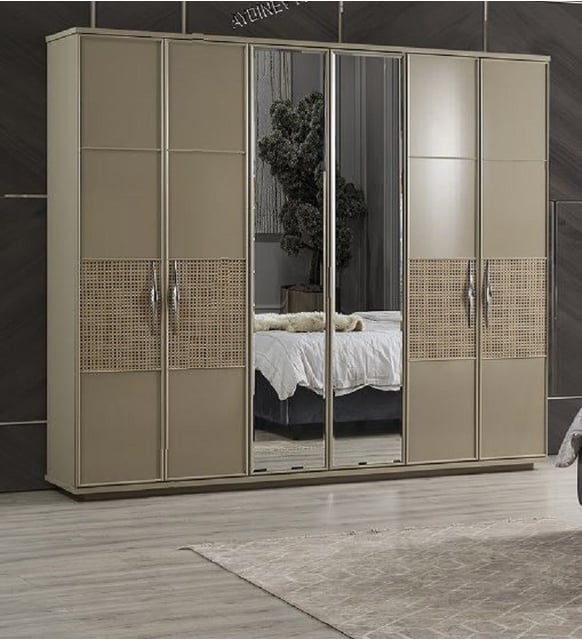 ŞİŞLİ MDF 6 KAPILI DOLAP