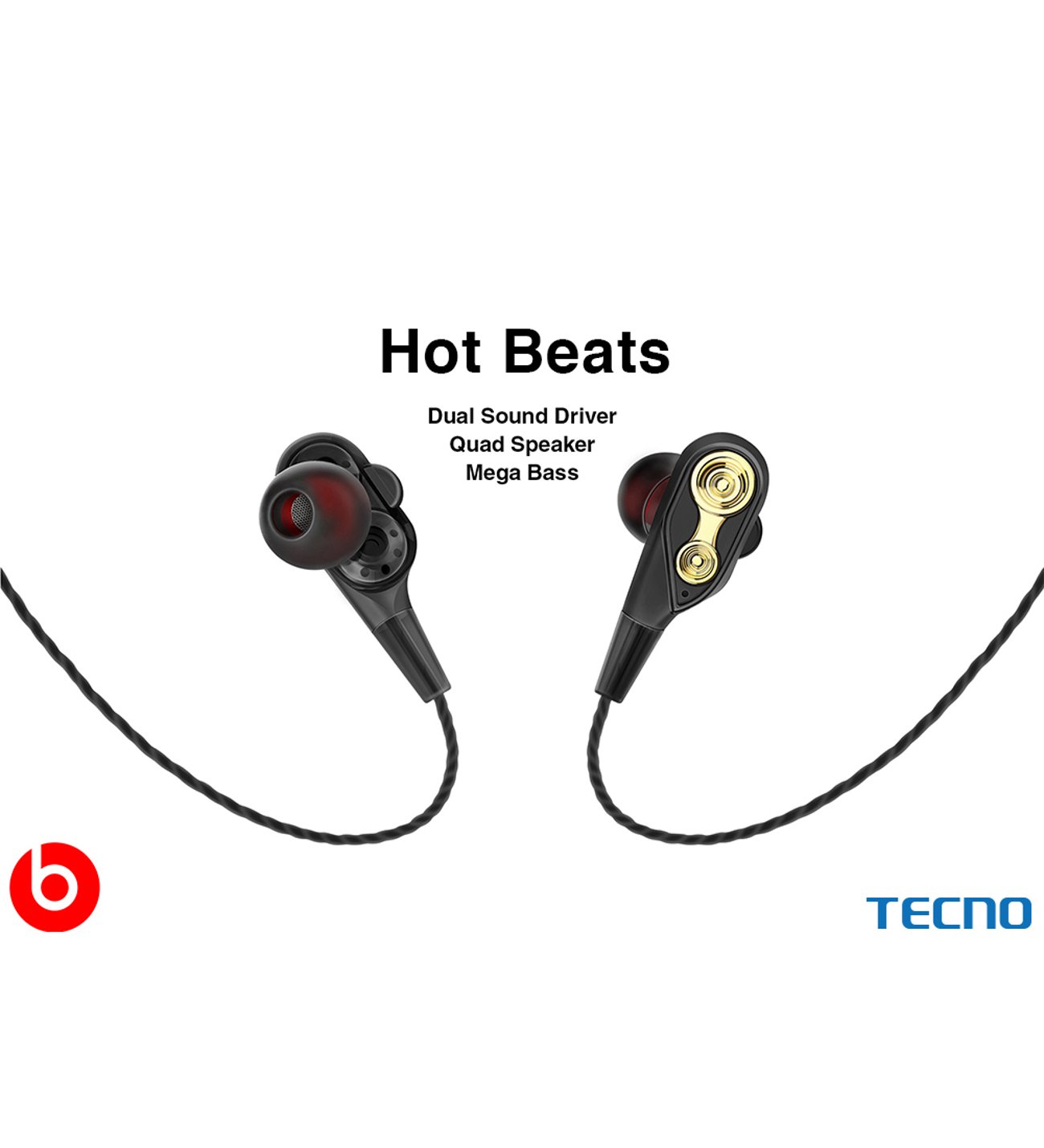 Tecno 2023 Hot Beats 3D Hifi 4 Hoparlörlü Redmi Note 10S Type-C to 3 ...