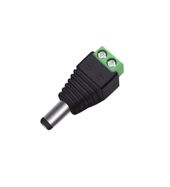DC Power Jak - Erkek Giriş Klemens 5.5x2.1mm