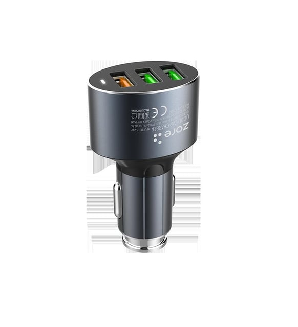 Micro ve Usb Araba Araç Akıllı Qualcomm Hızlı Şarj Seti, Işıklı ...