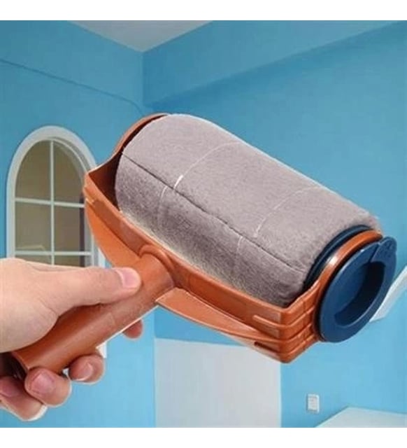 Damlatmayan Rulo Boya Fırçası Kolay Duvar Tavan Boyama Fırçası Pintar Facil