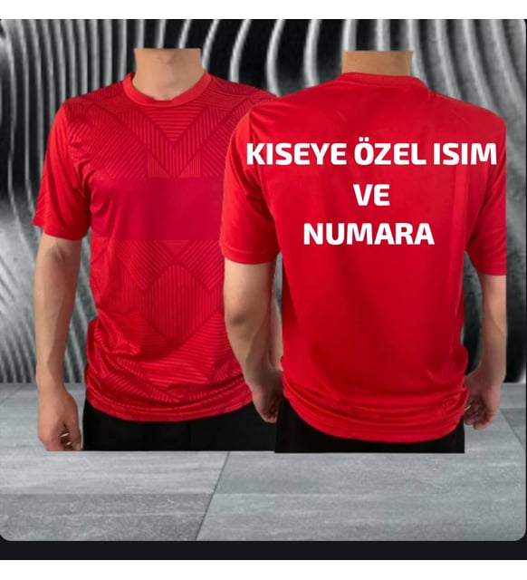 Türkiye Milli Takım 2023-2024 KİŞİYE ÖZEL Yeni Sezon Taraftar Forması