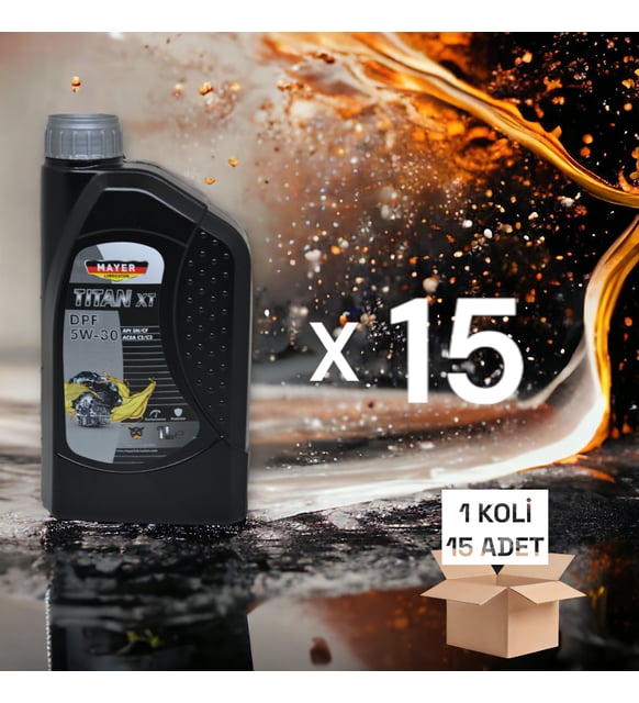 TİTAN XT DPF 5W-30 Motor Yağı 1 Litre 15 Adet