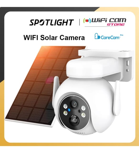 3mp 1080P Solar Güneş Enerjili Ptz Wıfı Kamera Carecam Pro App (Sim ...