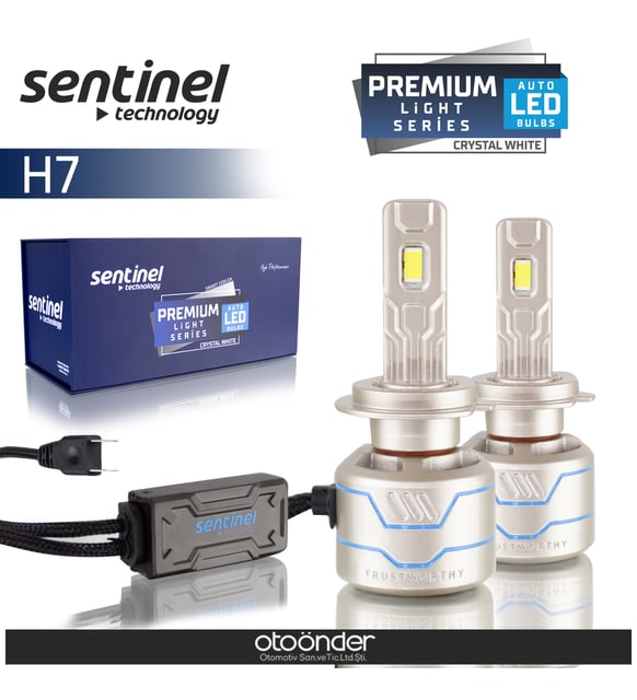 Premium Led Xenon Ampülü 65w 12v 12000 Lumen 6500 Kelvin Beyaz Işık H7