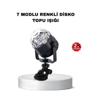 CEYLAN ADAM Müzik Ritmine Duyarlı Renkli Disko Topu – 7 Modlu Işıklı ...