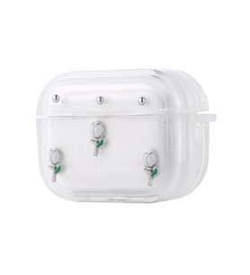 Gpack Airpods Pro 2 uyumlu Kulaklık Kılıfı Simli Şeffaf Kutup Airbag 44