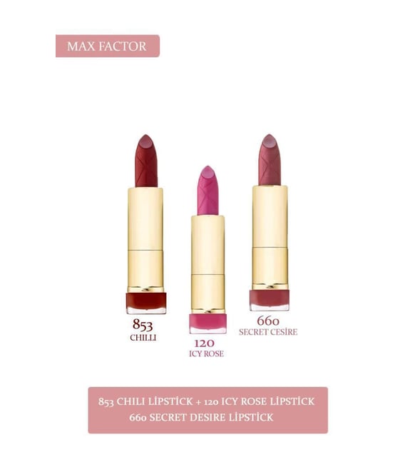 Max Factor Colour Elixir 3-Lü Ruj Seti 4