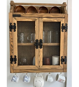 MONTEMO MOBİLYA-ahşap telli terek-mutfak rafı-doğal ahşap-kavanozluk ...