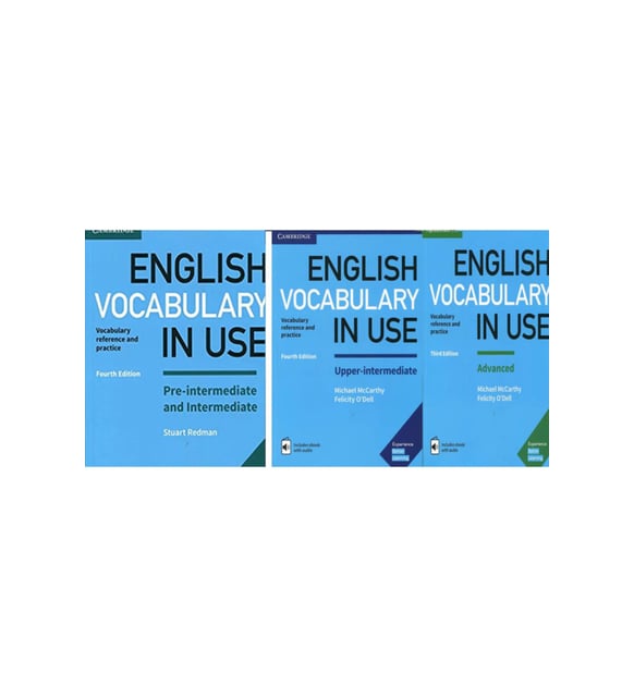 English Vocabulary In Use Pre-int + Upper-int + Advanced 3 Lü Set