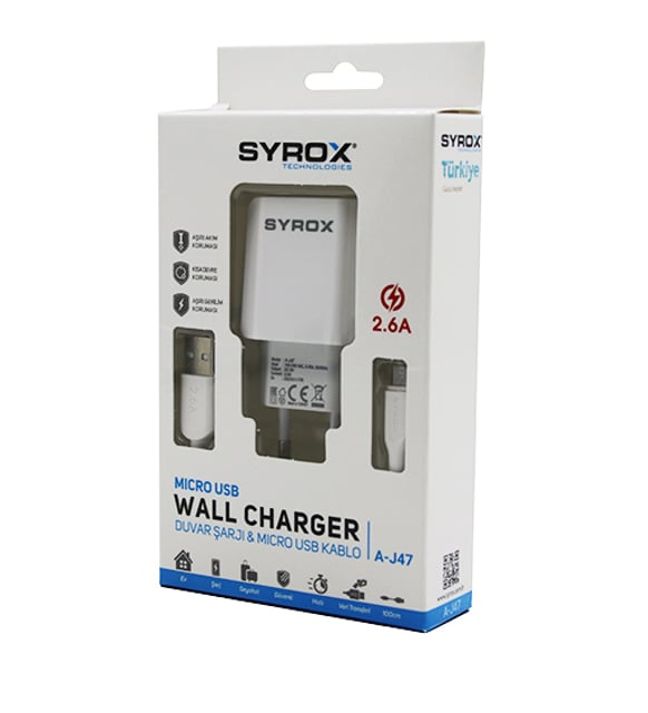 MICRO USB SET 2.6A MİKRO SAMSUNG EV ŞARJ ALETİ (4202)